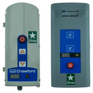 Napędy centrale CDM9 CDM10 do bram segmentowych Crawford Assa Abloy